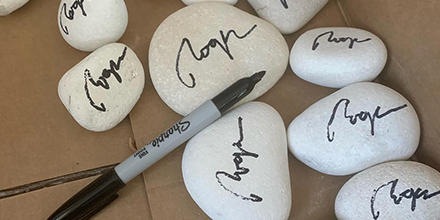 "Roger" Stone Paperweight - Hand Signed by Roger Stone! - Stone Zone